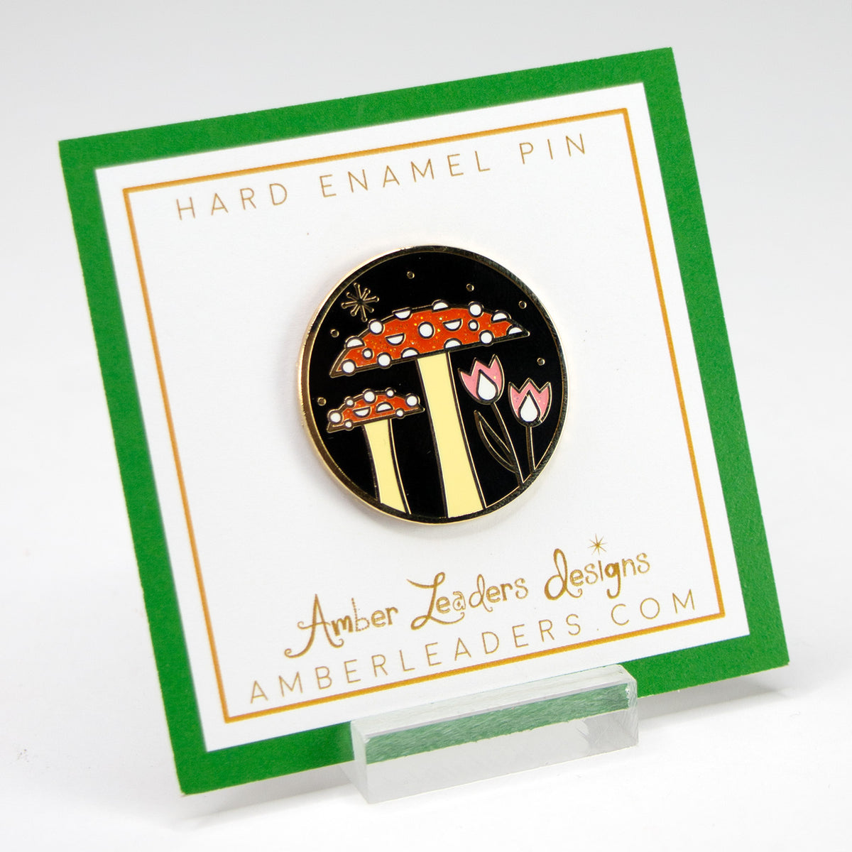 Mushrooms Enamel Pin – Venue Ballard