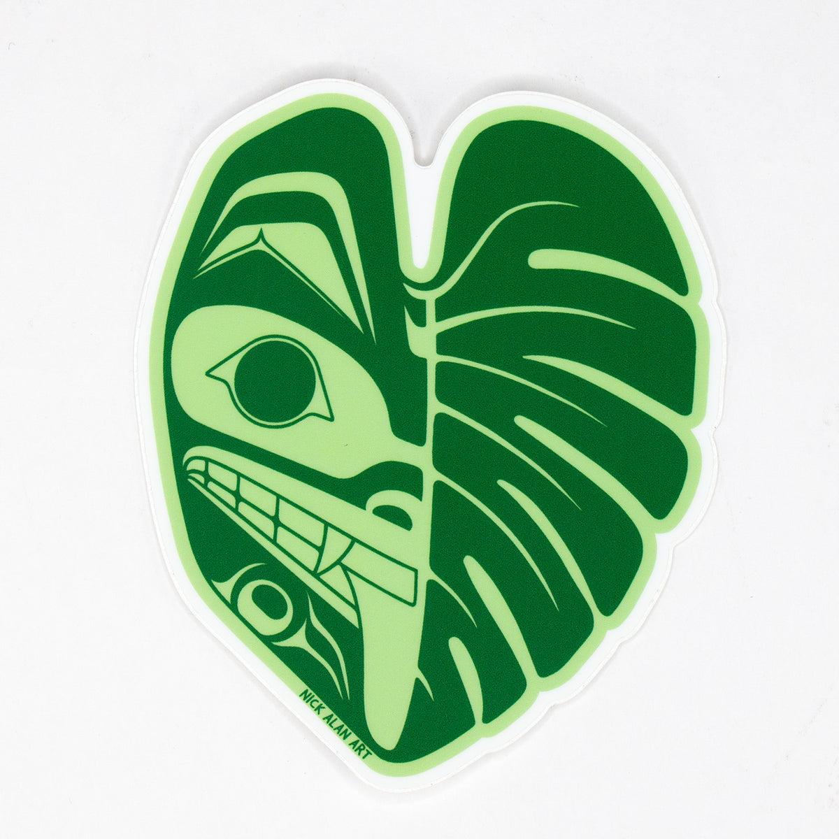 Monstera Wolf Sticker – Venue Ballard