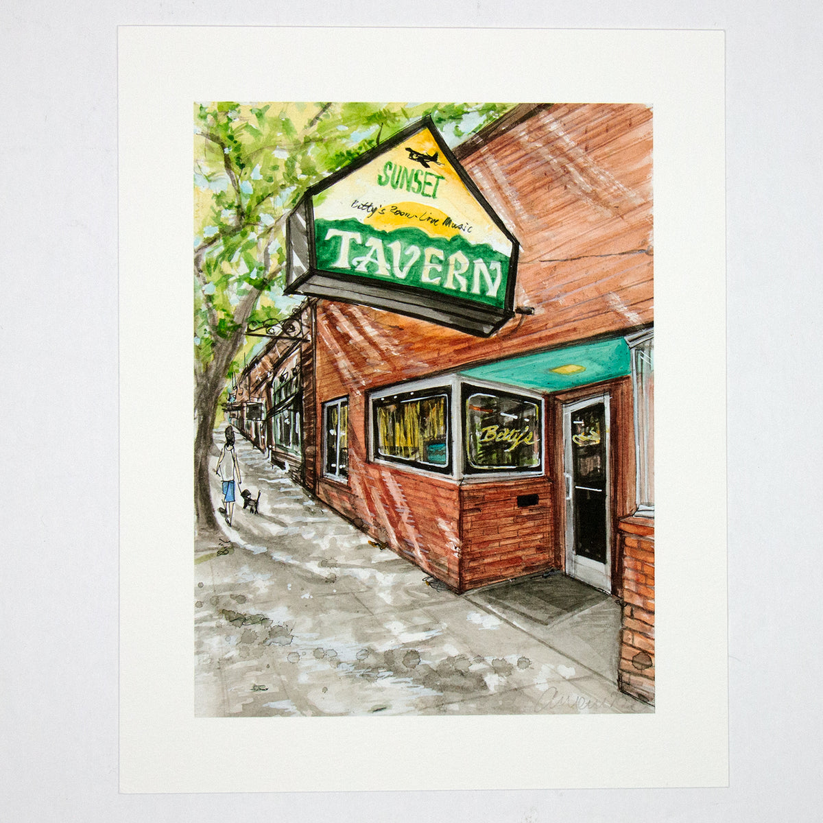 Sunset Tavern Print - 8x10 – Venue Ballard
