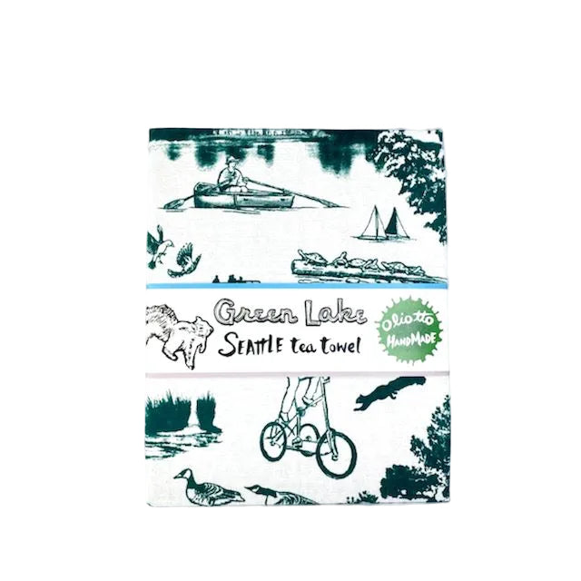 Green Lake Neighborhood Tea Towel – Venue Ballard